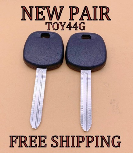 X2 NEW REPLACEMENT G CHIP TOY44G TRANSPONDER IGNITION KEY FOR TOYOTA ...