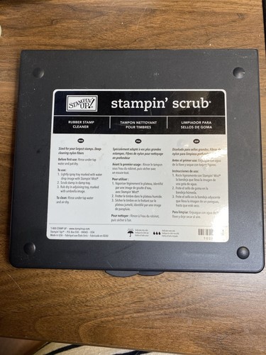 Stampin Up Stampin Scrub Rubber Stamp Cleaner | eBay