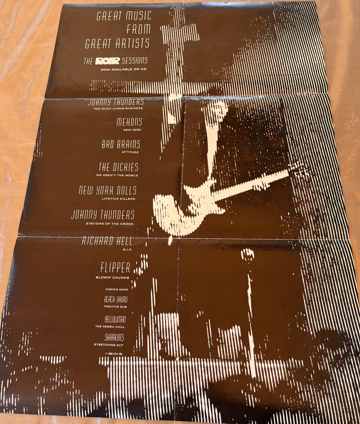 Johnny Thunders Heartbreakers New York Dolls Promo Poster Stations Of ...