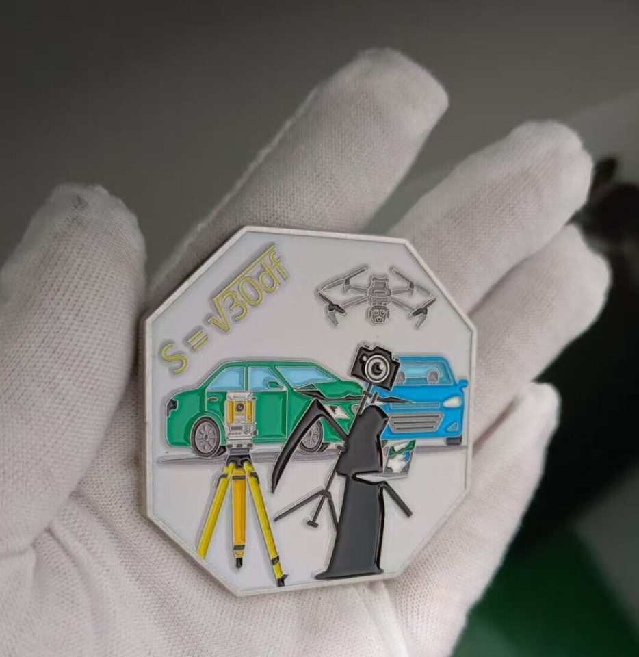 Challenge Coin Virginia VA State Police Crash Reconstruction Team | eBay