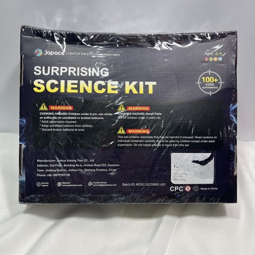 Japace Surprising Science Kit - 100+ Experiments - STEM - Ages 4+ ~ NEW ...