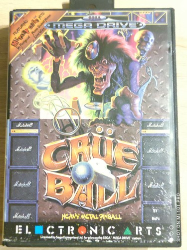 Crue Ball Heavy Metal Pinball Sega Megadrive Mega Drive | eBay