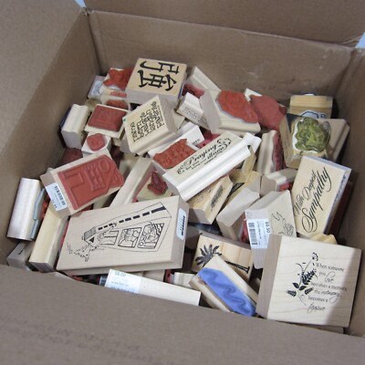 101 Rubber Stamps Lot Rubbermoon Serendipity Fred Mullett Stampin Up ...