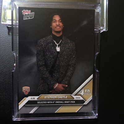Stephon Castle RC - 2024 TOPPS NOW NBA San Antonio Spurs Rookie Card D ...