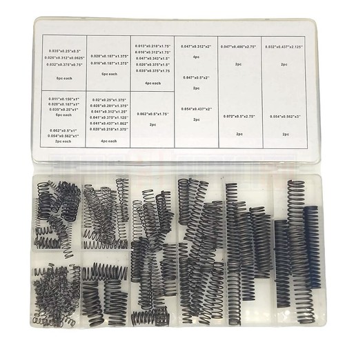 Compression Spring 114 Piece 29 Size Assortment Corrosion Resistant ...