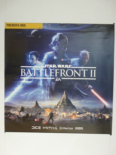 Affiche 98x98 Cm STAR WARS BATTLEFRONT II 2 Originale Locandina ...