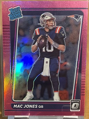 2021 Donruss Optic Mac Jones Rated Rookie Card Pink Parallel #255 ...