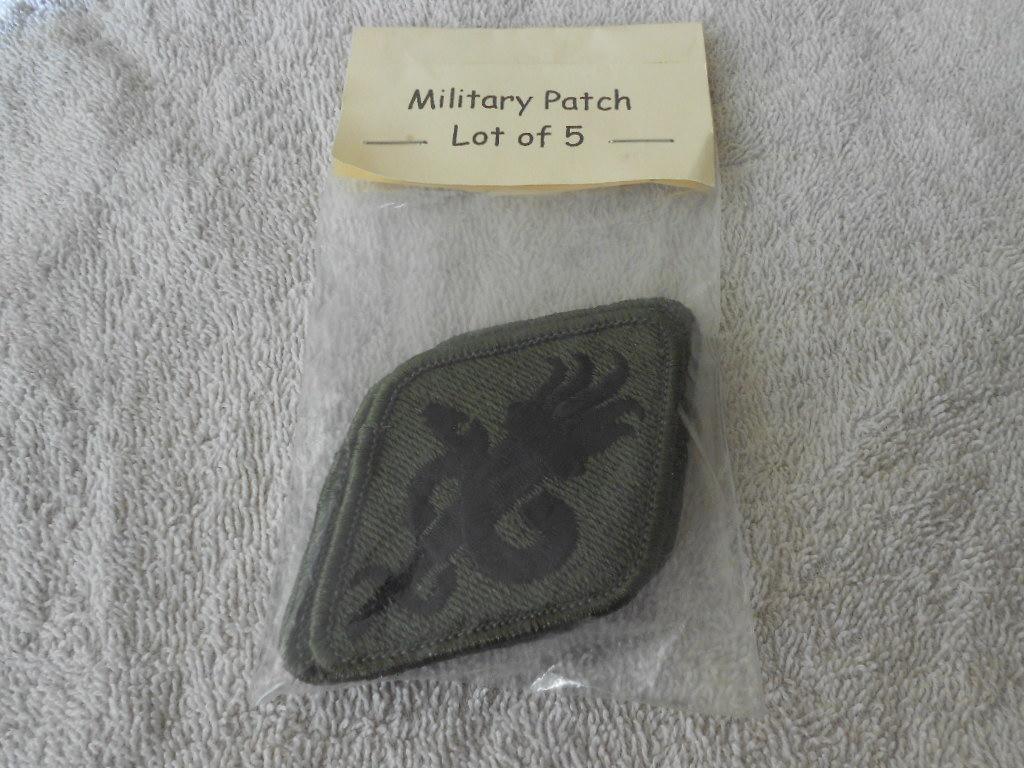 US Army Medical Department & School Patches LOT OF 5 Green Black Torch ...
