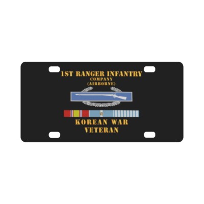 License Plate - 1st Ranger Infantry Company (Airborne) w CIB w KOREA ...
