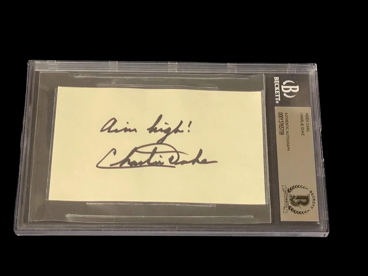 Charlie Duke Astronaut Autographs