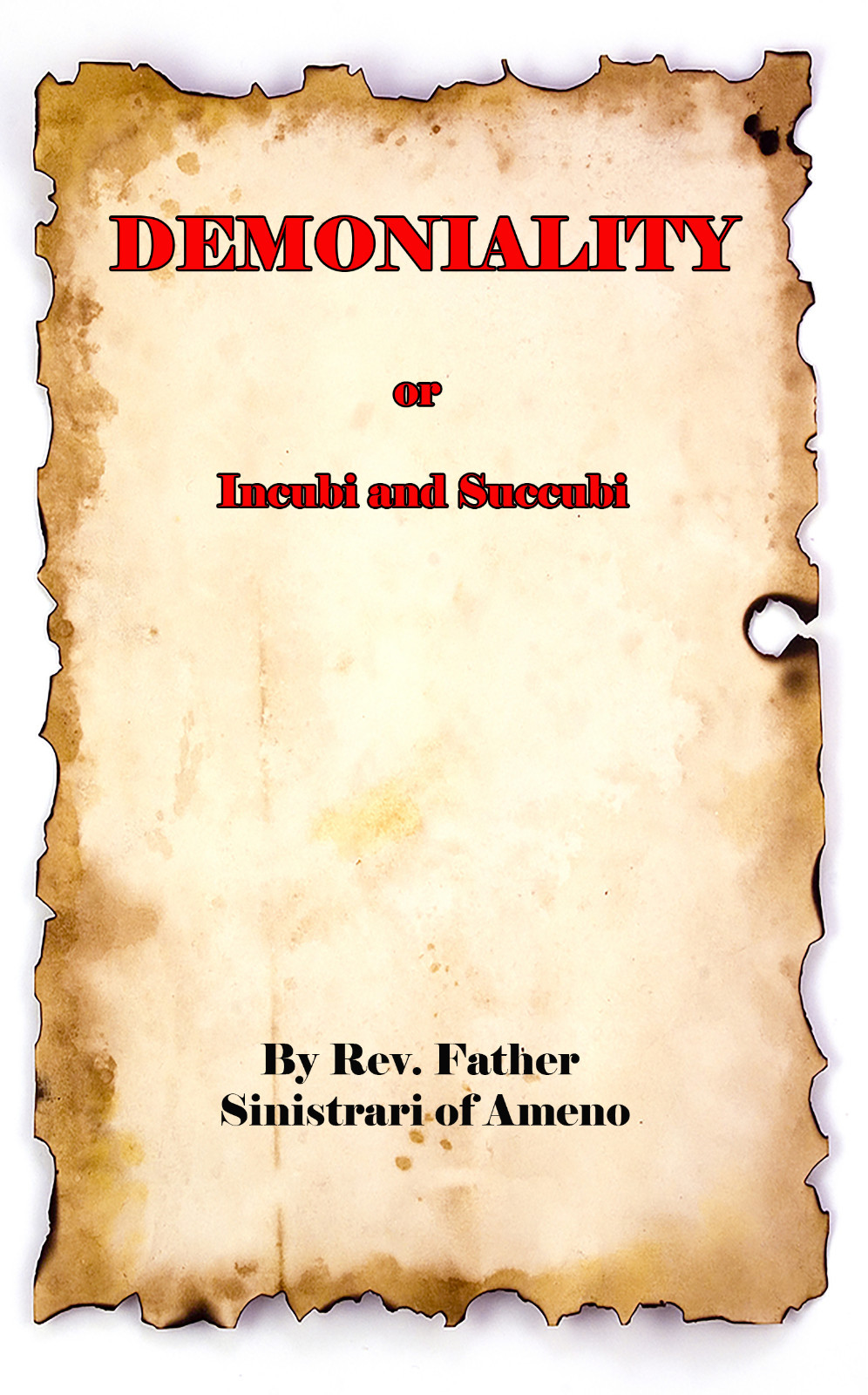 Demoniality Incubi and Succubi Father Sinistrari Inquisition Book Witch ...