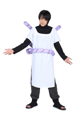 Orochimaru Cosplay Halloween Costume Shinobi Ninja Outfit Size Kid ...