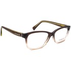 Coach Eyeglasses HC 6089 5400 Olive Brown Gradient Rectangular Frame 51 ...