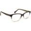 Coach Eyeglasses HC 6089 5400 Olive Brown Gradient Rectangular Frame 51 ...