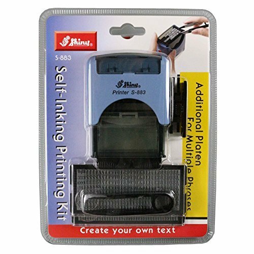 Shiny Self Inking Custom Text Printing Kit (S-883) DIY | eBay