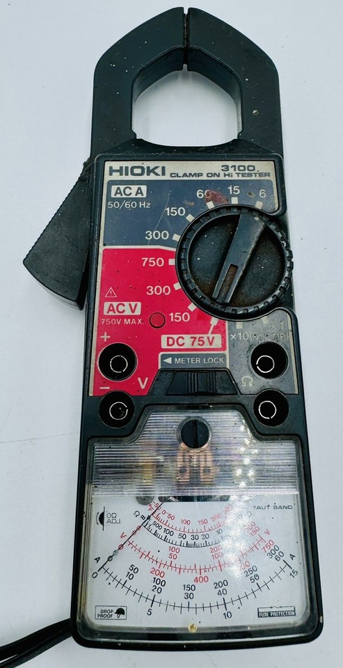 Hioki AC DC Clamp On Hi Tester 3100 in Case Leads Tested JAPAN | eBay