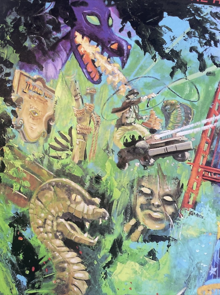 RARE !!! Disney Imagineer Art ERIC ROBISON Story board concept art OOAK ...