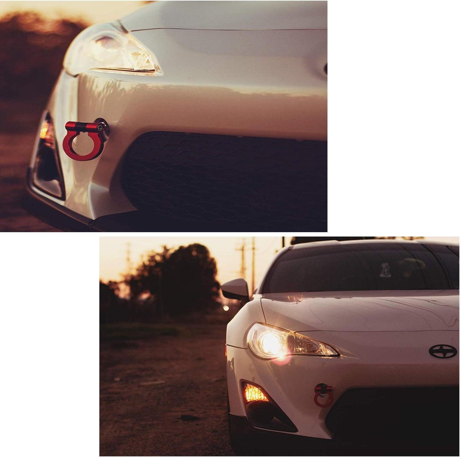 Black Tow Hook Fits for Subaru WRX STI BRZ Impreza Outback Scion FR-S ...