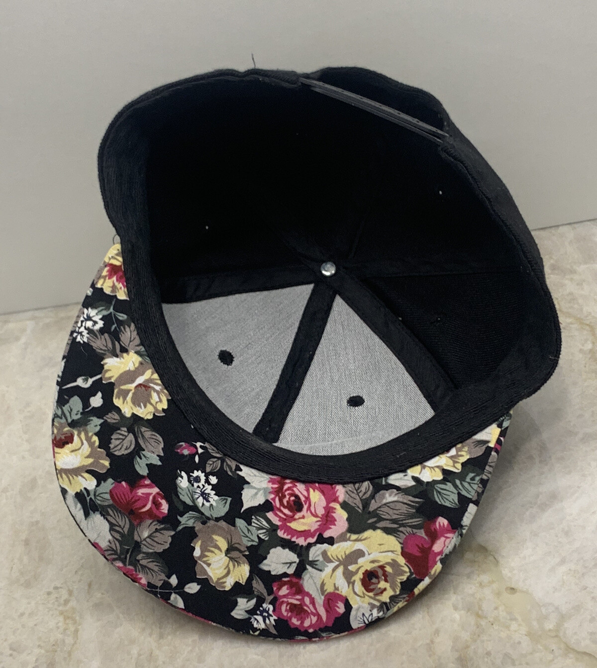 Retro LOS ANGELES Script Spell Out Embroidered Baseba… - Gem