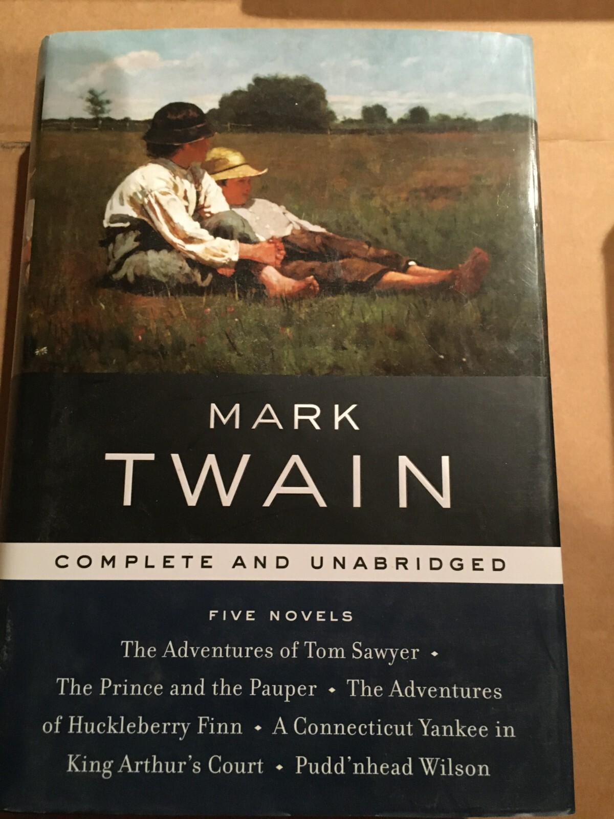 RARE 1ST EDITION! Mark Twain Five Novels (Library of Essential Writers ...