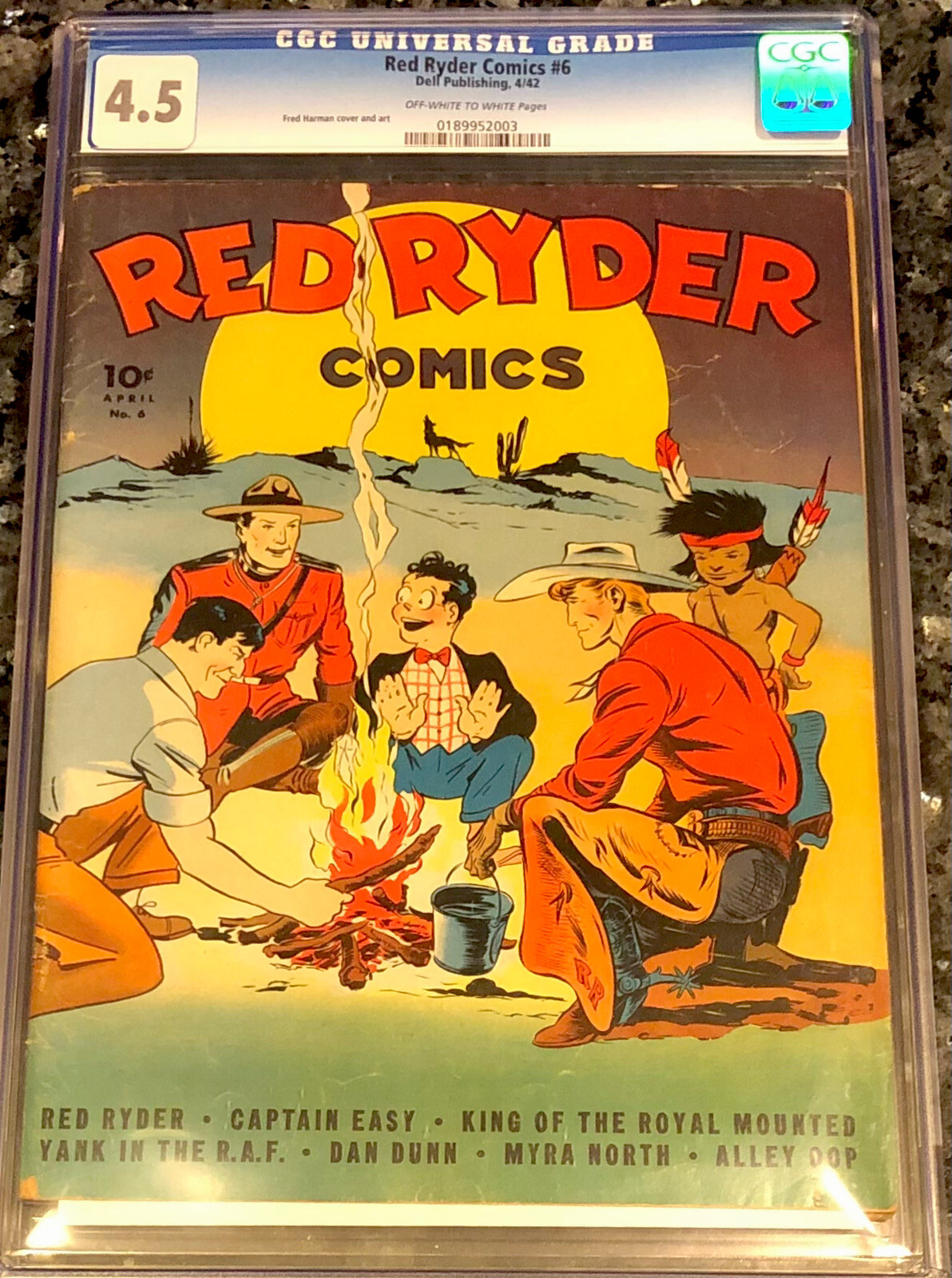 Red Ryder #6 1941- Western- Fred Harmon, 1ST DELL, 🎄 Story, Ralphie's ...