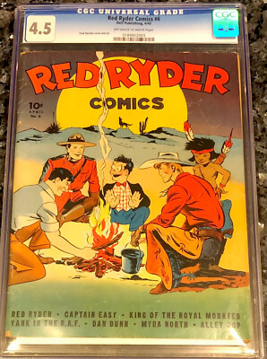 Red Ryder #6 1941- Western- Fred Harmon, 1ST DELL, 🎄 Story, Ralphie's ...