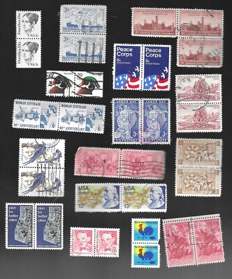 Lot of 16 Different US Multiples Stamp lot Used | eBay