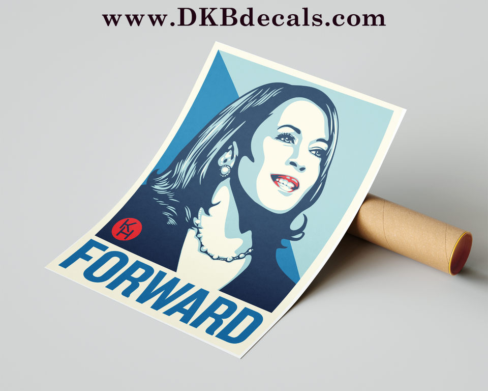 NEW - Kamala Harris "FORWARD" Campaign Poster - 13" x 19" | eBay