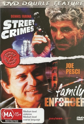 DVD NEW: Street Crimes + Family Enforcer - 1992 + 1976 Double Crime ...
