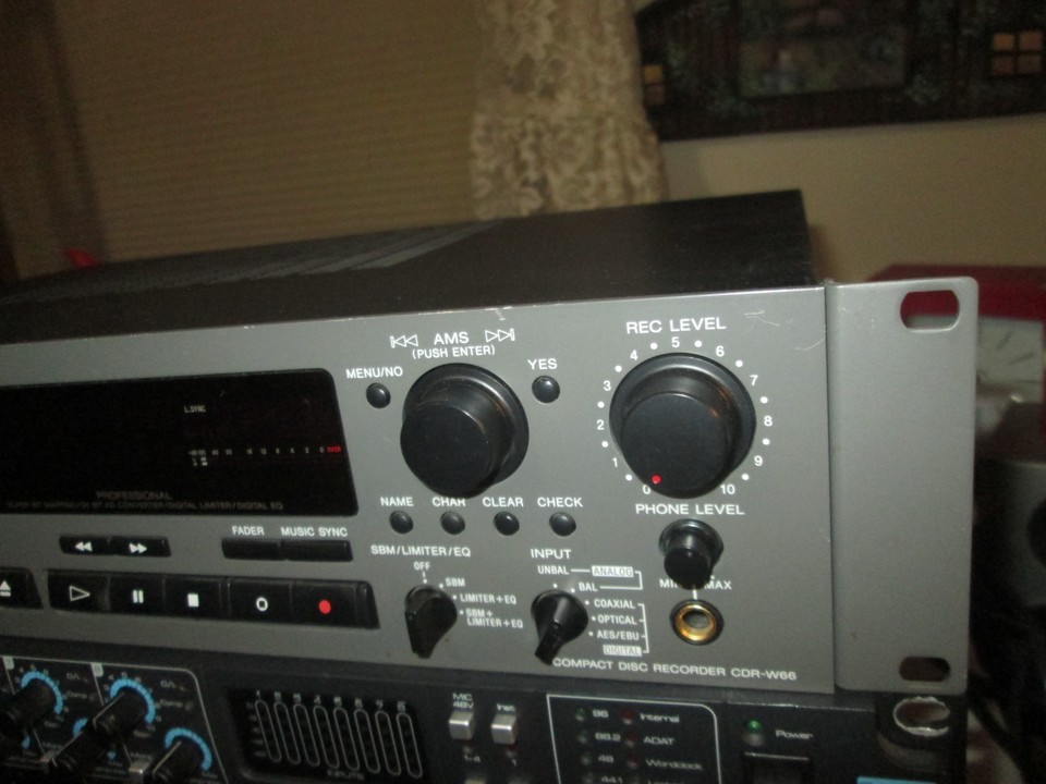 Sony CDR-W66 Professional Compact Disc Player & Recorder AS-IS | eBay
