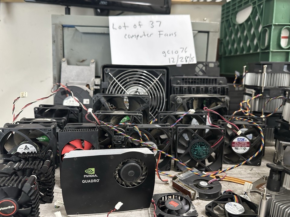 Lot of 35 Mixed Computer Fans Very Good Used Condition | eBay