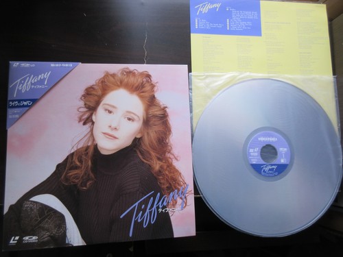 Tiffany Live in Japan Japanese Laserdisc w OBI 55P6-9032 Laser LD Renee ...