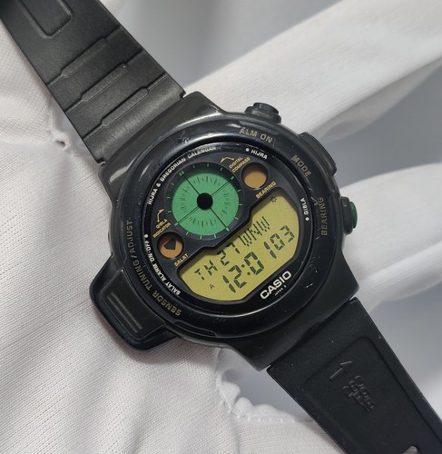 Casio CPW-310 Qibla Compass 1044 Quartz Men's Watch Japan | eBay