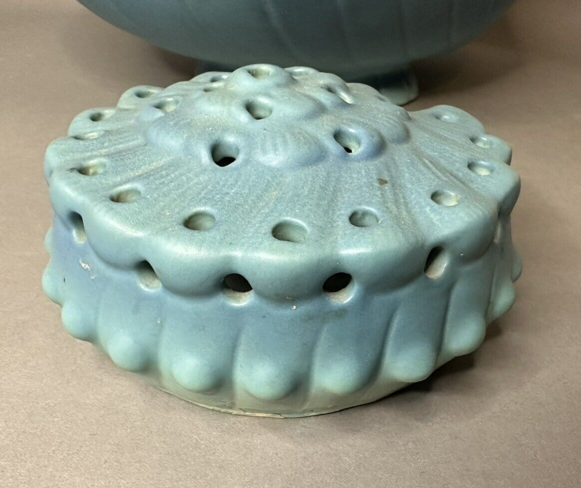 Van Briggle Art Pottery Siren of the Sea Mermaid Console Bowl Shell ...