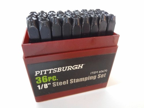 Stamp Set 36 piece ID # Tag Stamps Body Model Number Rat Hot Rod Street ...