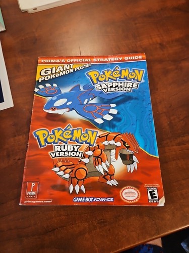Pokemon Sapphire / Ruby Nintendo Gameboy Advance Prima Strategy Guide ...