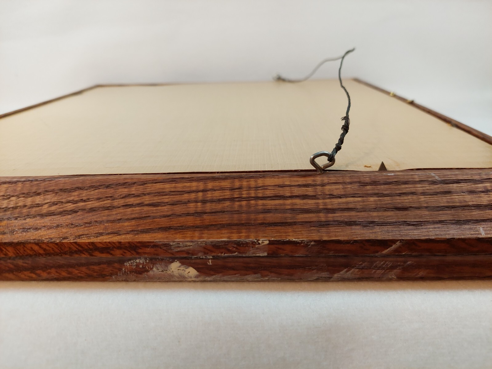 Warren Boucher New England Covered Bridges on Burlap in Oak Wood Frame ...