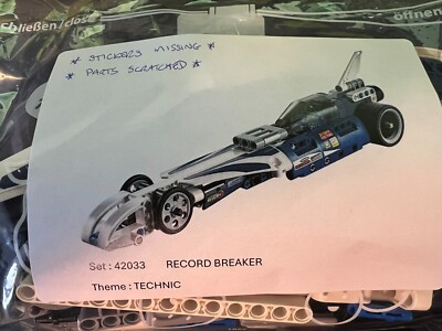 Lego Set Number 42033 TECHNIC Record Breaker 100% Complete ** PLEASE ...