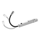 360 DEGREE LED FLASH LIGHT TORCH FLEXIBLE BELT POCKET CLIP SUPER BRIGHT ...