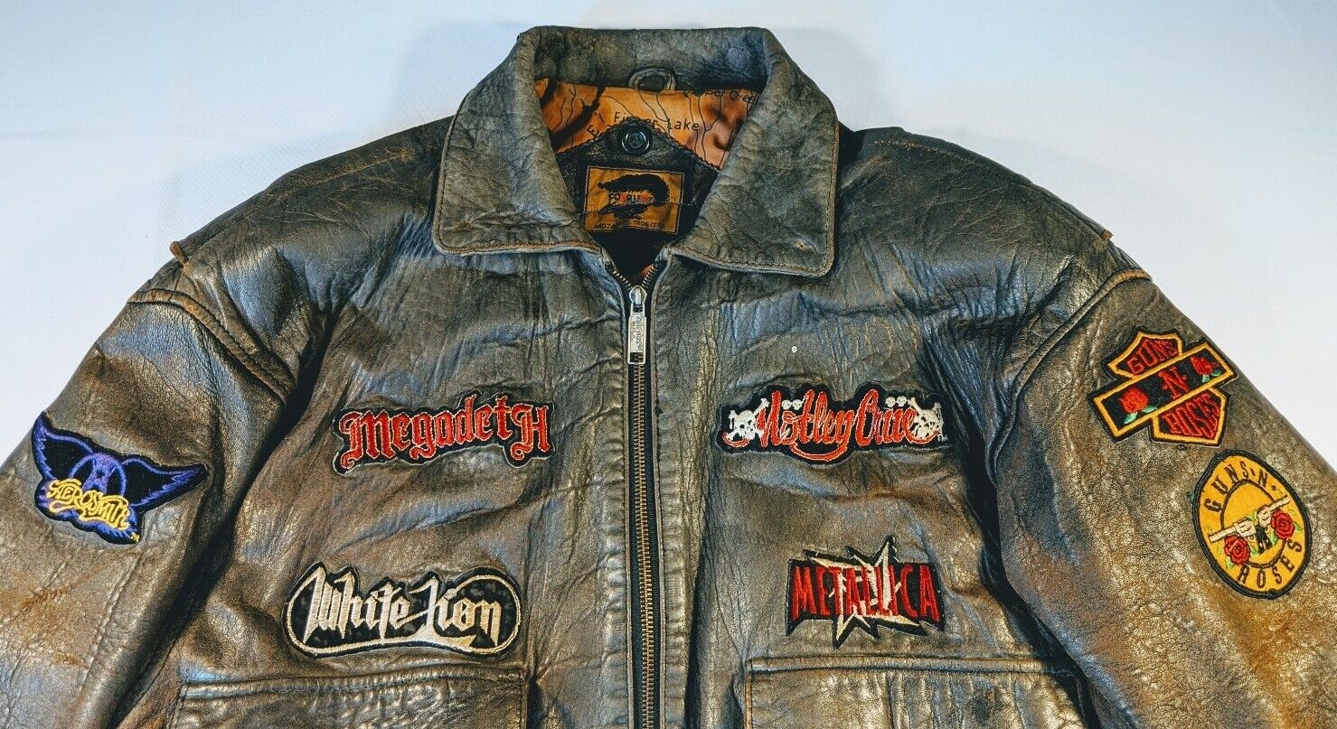 Motorhead, Metallica, Megadeth, Motley Crue, G1 Leather Mens Jacket ...