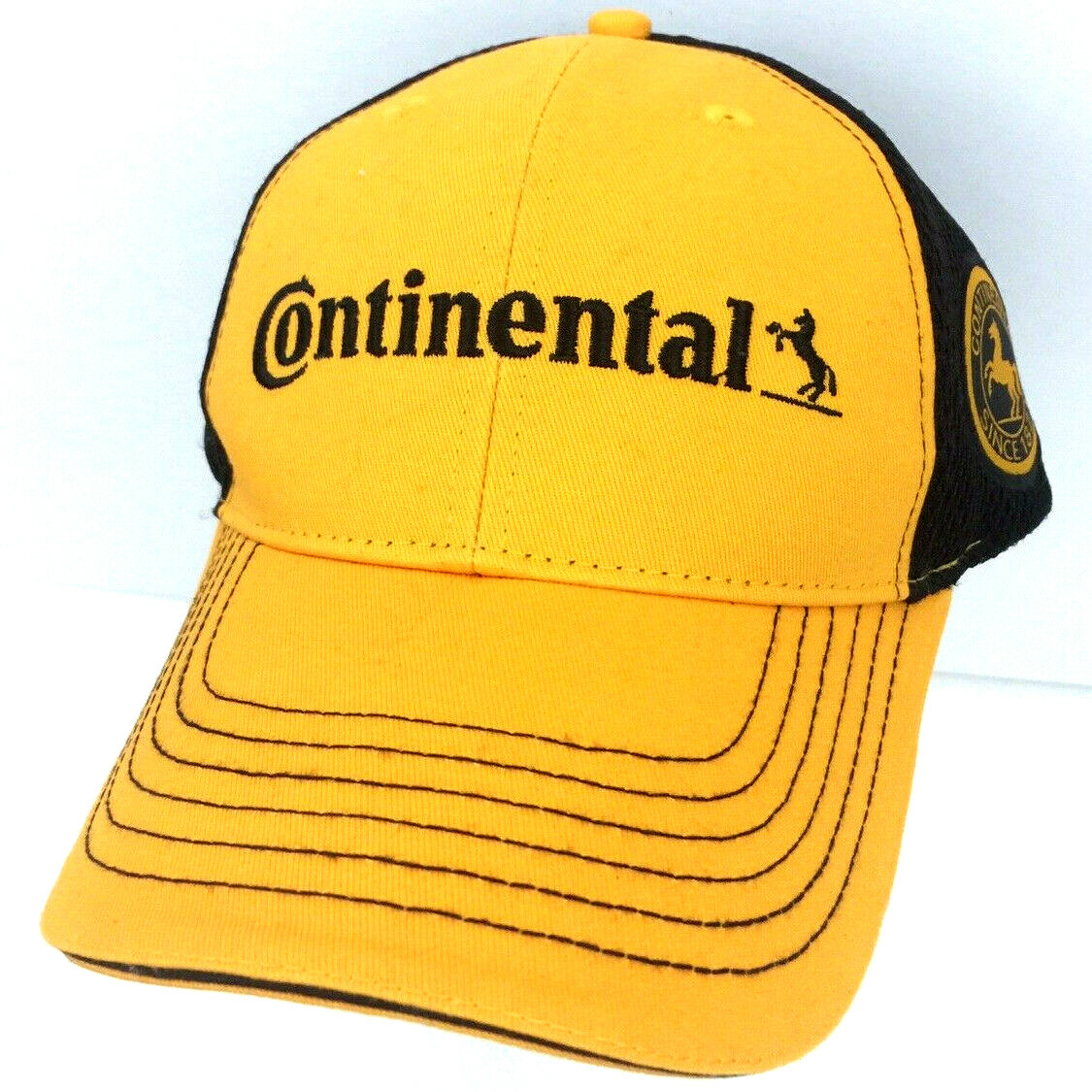 Continental Tires Hat Horse Logo Patch Since 1871 Mesh Back Trucker ...
