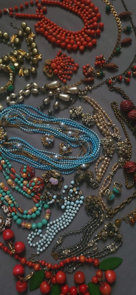 "Robert"(signed)Fashionkraft ( Miriam Haskell Era) 1950s blue Jewelry ...