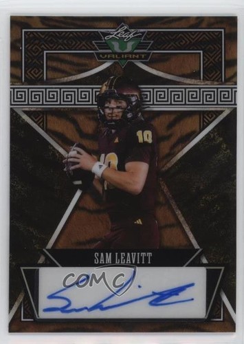 2024 Leaf Eclectic Valiant Auto Tiger Prismatic /3 Sam Leavitt #V-SL1 ...