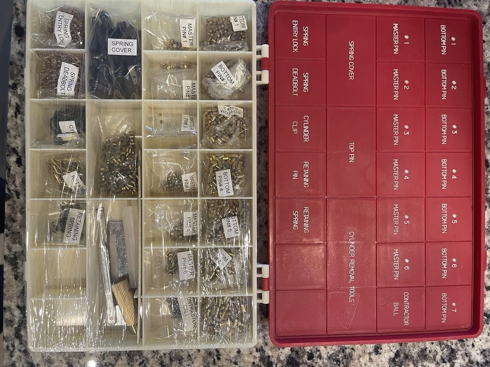 Professional Locksmith Pinning Rekeying Kit w/Master Pins & Tools | eBay