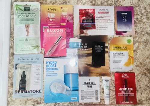 LOT OF 14 BEAUTY MAKEUP SKINCARE HAIRCARE SAMPLES AND MINIS NEW SEALED ...