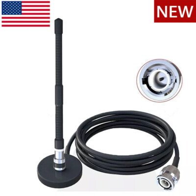 CB Band Antenna 27MHz BNC Magnetic Base & 3M Coaxial Cable Kit for ...