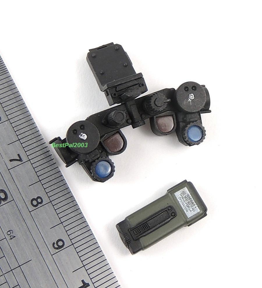 Hot Toys Seal Team 2 HALO Jumper 1:6 Scale Helmet + NVG + Strobe Light ...