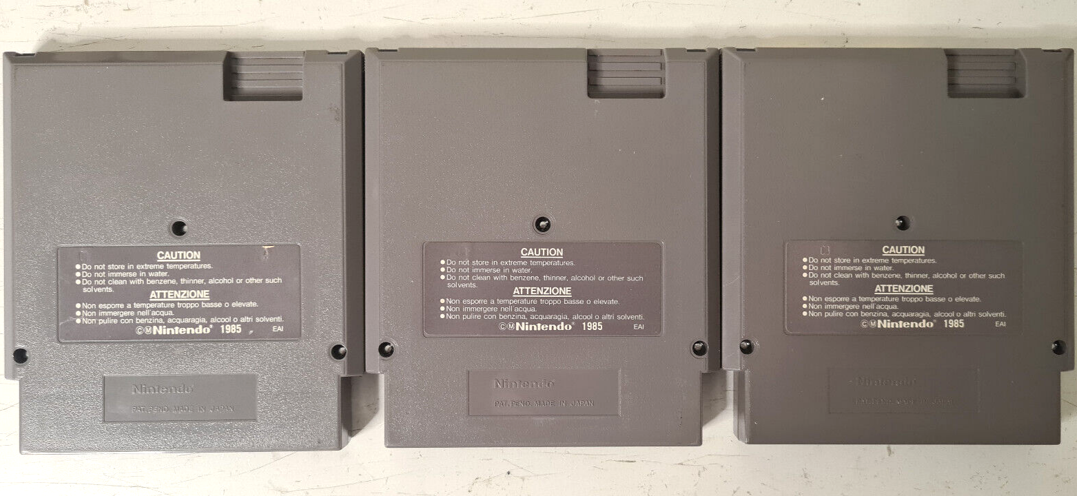 SUPER MARIO BROS. 1 2 3 NINTENDO NES VIDEO GAME CARTRIDGES EXCELLENT ...