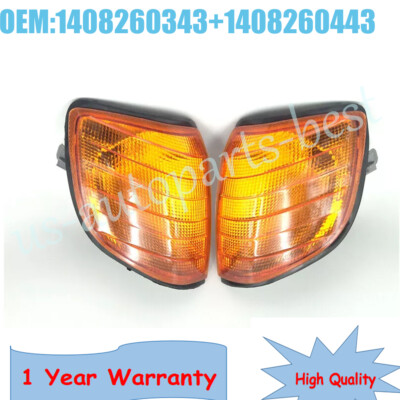 Pair Front Turn Signal Lamp Blinker Coner Light Fit For MB S-Class W140 ...