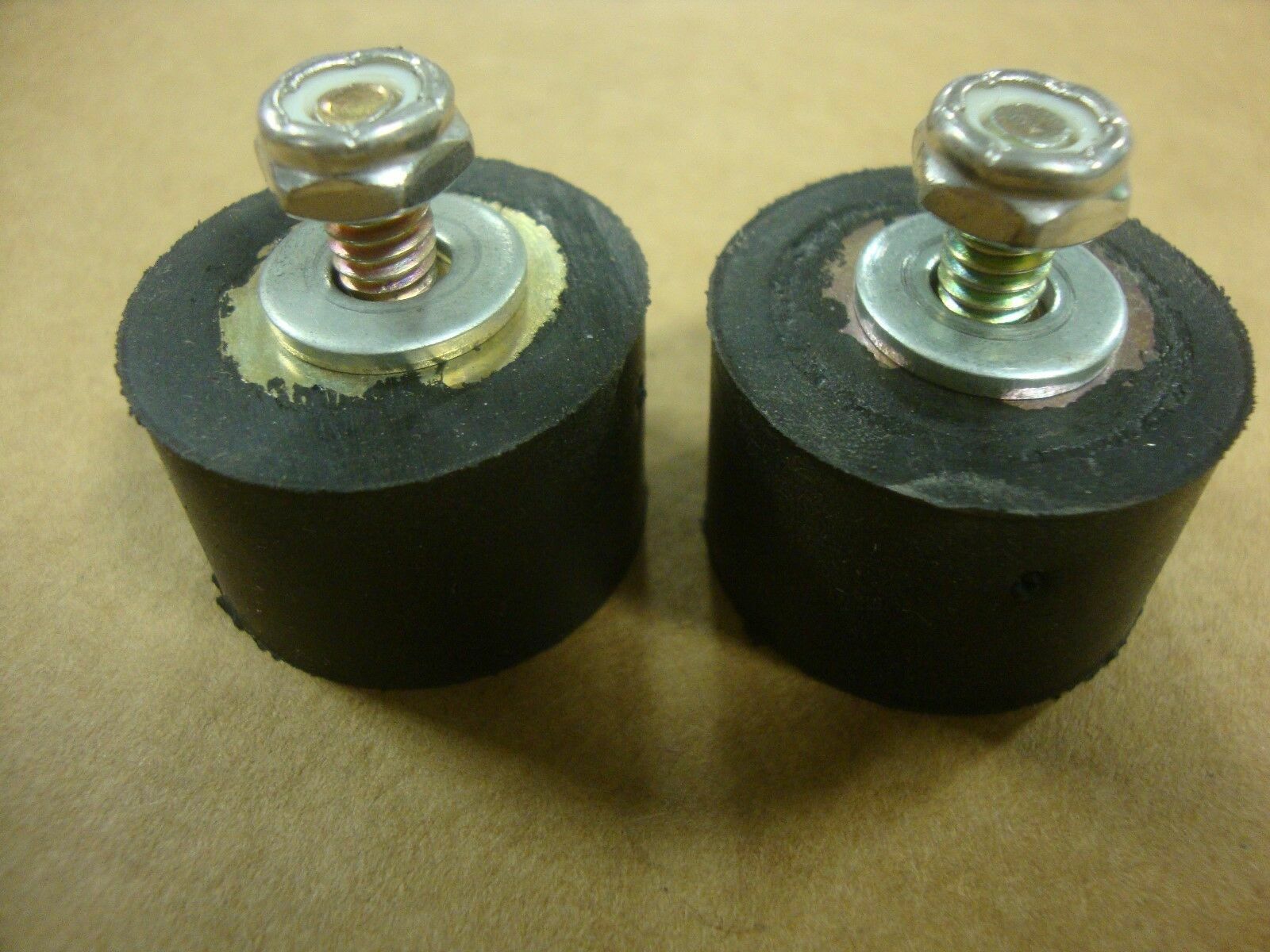 RUBBER SWINGARM BUMP STOP W/ WASHERS & LOCKNUT SET 2 BIG DOG AIH HARLEY ...